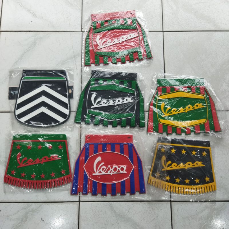 Jual CEPRET MUDFLAP PENAHAN AIR KEPET AIR LUMPUR VESPA PX SUPER SPRINT ...