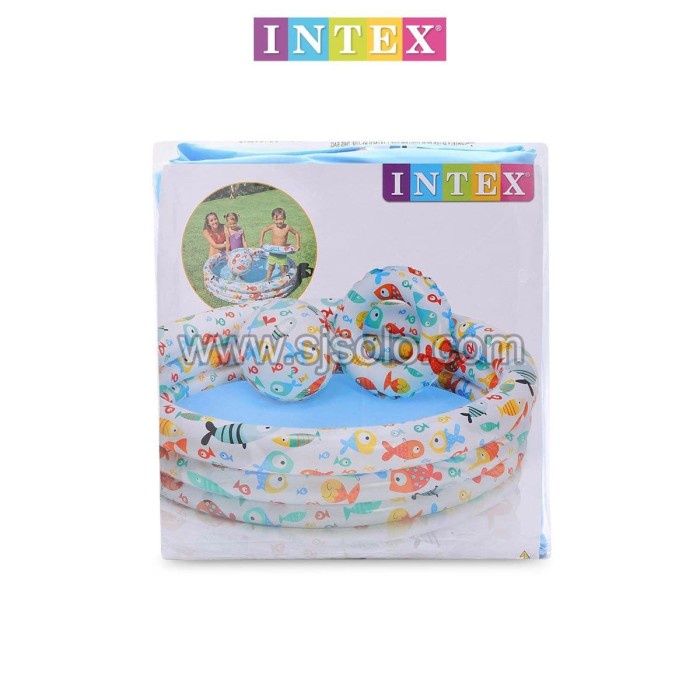 Jual Kolam Renang Anak Plus Bola dan Pelampung bulat Intex 59469 ...