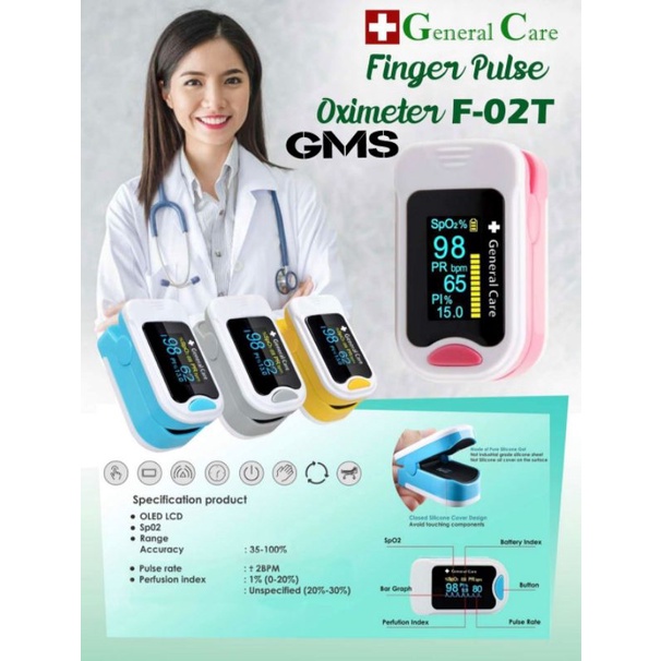 Jual Pulse Oximeter General Care With PI / Pulse Oxymeter / Saturasi ...