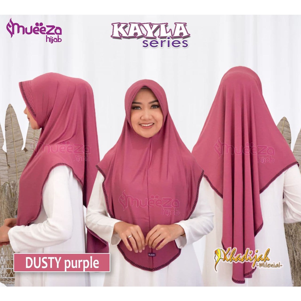 Jual Mueeza Hijab Jilbab Remaja Dewasa Kayla Bahan Premium Spandex ...