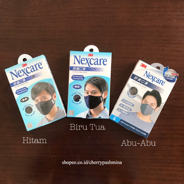Jual Nexcare 3M Comfort Mask 8550 Earloop Masker Kain Masker Kesehatan ...