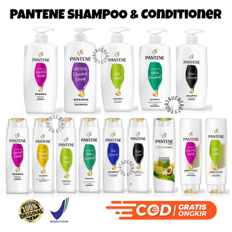 Jual Pantene Shampoo Conditioner Pro-V Rambut Rontok Anti Ketombe Lepek ...