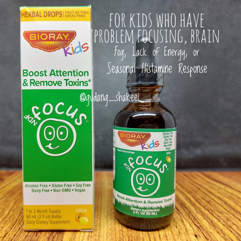 Jual Bioray Kids NDF Tummy Probiotic Blend / Focus / Calm / Happy ...