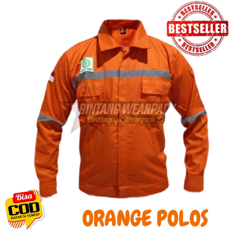 Jual Atasan kemeja safety/wearpack safety/baju kerja safety/wearpack ...