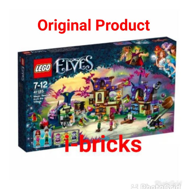 Jual Lego elves 41185 magic rescue from the goblin village | Shopee ...