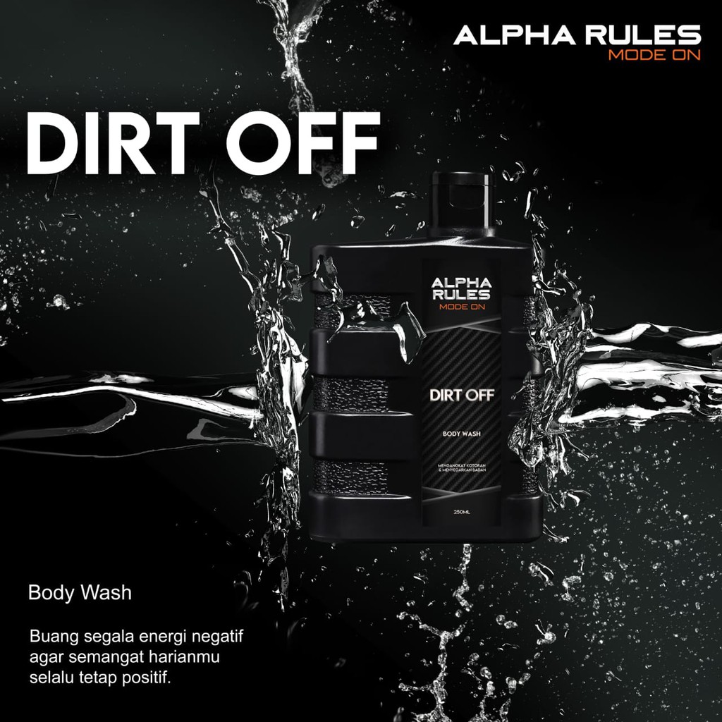 Jual Alpha Rules Dirt Off Body Wash | Shopee Indonesia
