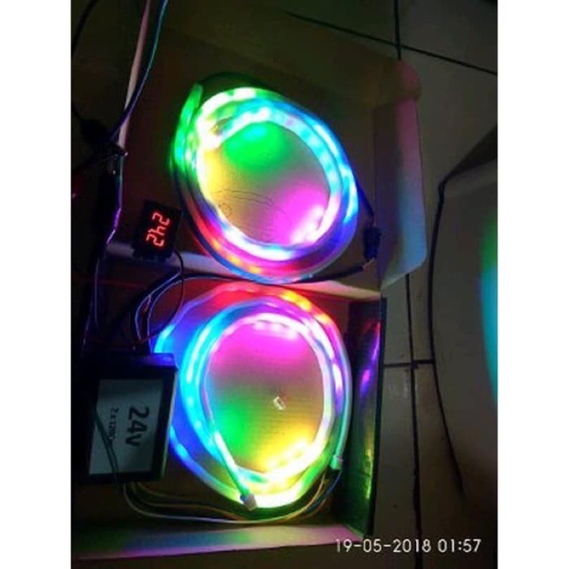 Jual E84 LAMPU REM BUS RGB LAMPU REM TRUK RGB 24 VOLT LED BAGASI RGB ...