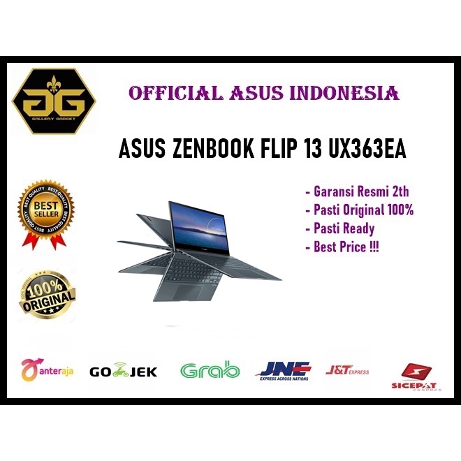 Jual ASUS ZENBOOK FLIP UX363EA-EM501TS i5 1135G7 8GB 512SSD 14" FHD W10 ...