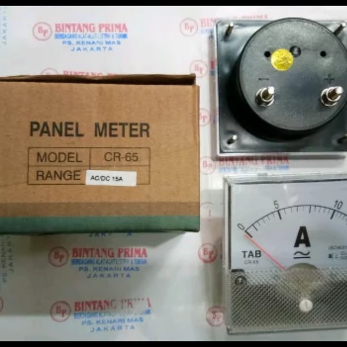 Jual Ampere Meter / Amperemeter Analog Jarum CR-65 5-500mA AC & DC 8x8cm | Shopee Indonesia