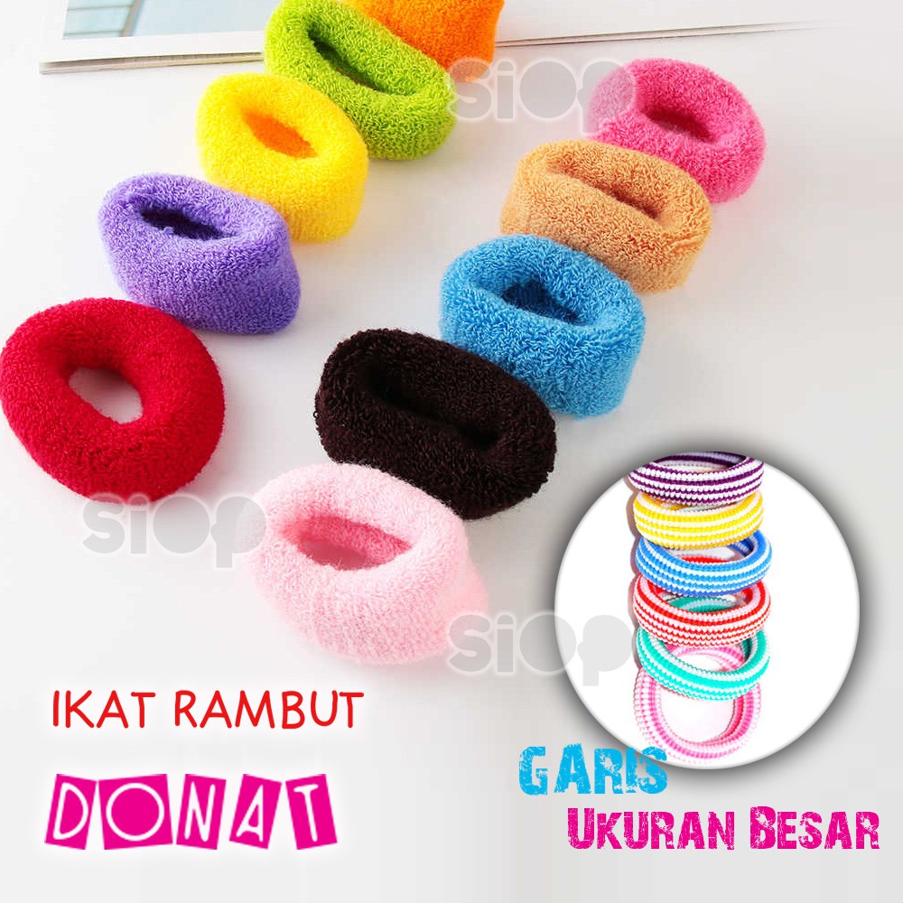 Jual Ikat Rambut Tebal Model DONUT | Shopee Indonesia
