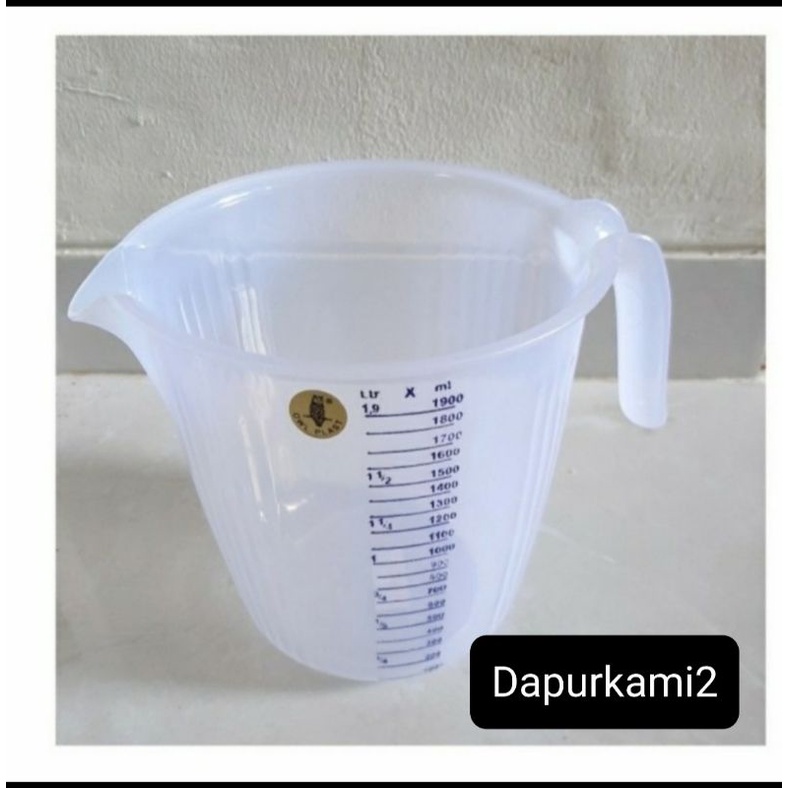 Jual Gelas Ukur Owl 2000 ml / Gelas Takar / Measuring Cup | Shopee Indonesia