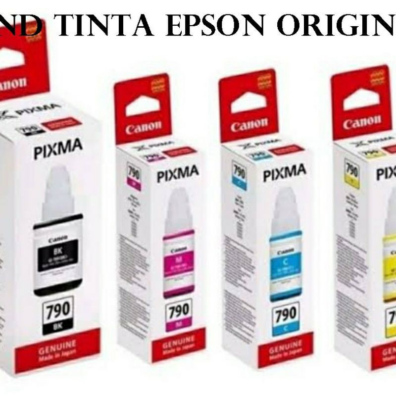 Jual TINTA CANON GL 790 ORIGINAL 1SET | Shopee Indonesia