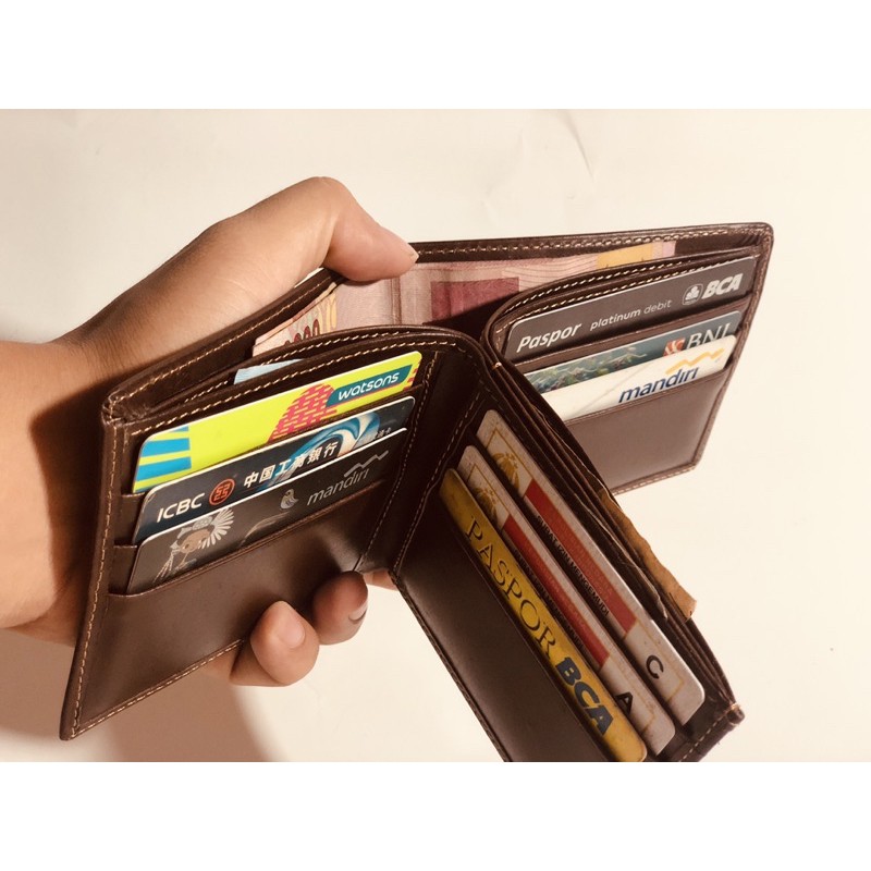 Jual OSWLD DOMPET KULIT ASLI PRIA LAKI-LAKI COWOK LANDSCAPE WALLET ...