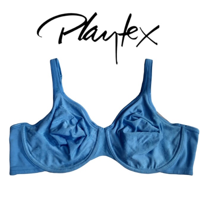 Jual Bra Playtex Nonpad Blue Cotton | Shopee Indonesia