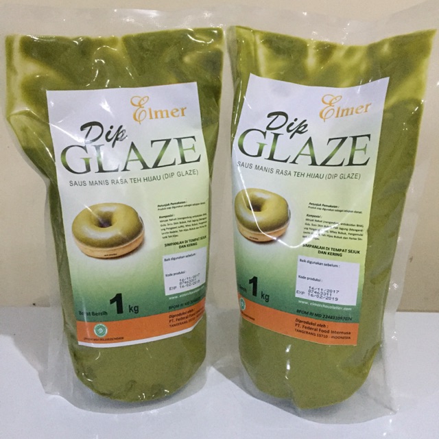 Jual Elmer Green Tea Dip Glaze 1 kg (packing pabrik) | Shopee Indonesia