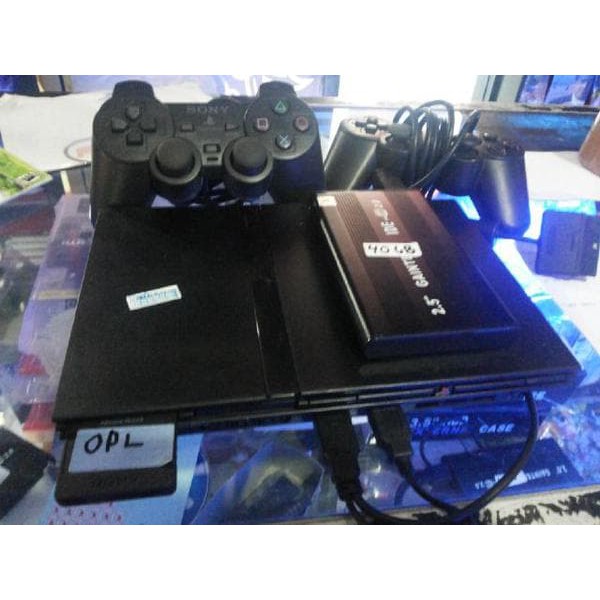 Jual PS2 Slim HD Hardisk eksternal 40GB isi FULLGame banyak | Shopee ...