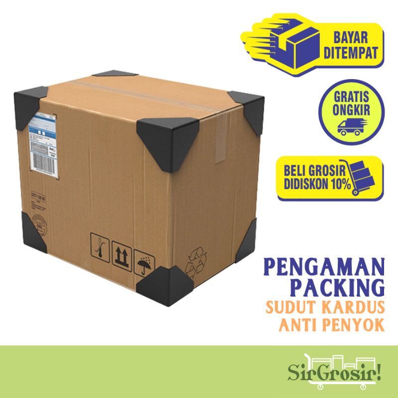 Jual CARDBOARD CORNER PROTECTOR - Siku Segitiga Plastik Pengaman Sudut ...