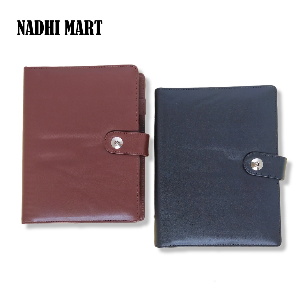 Jual MAP BINDER A5 KULIT POLOS KANCING | Shopee Indonesia