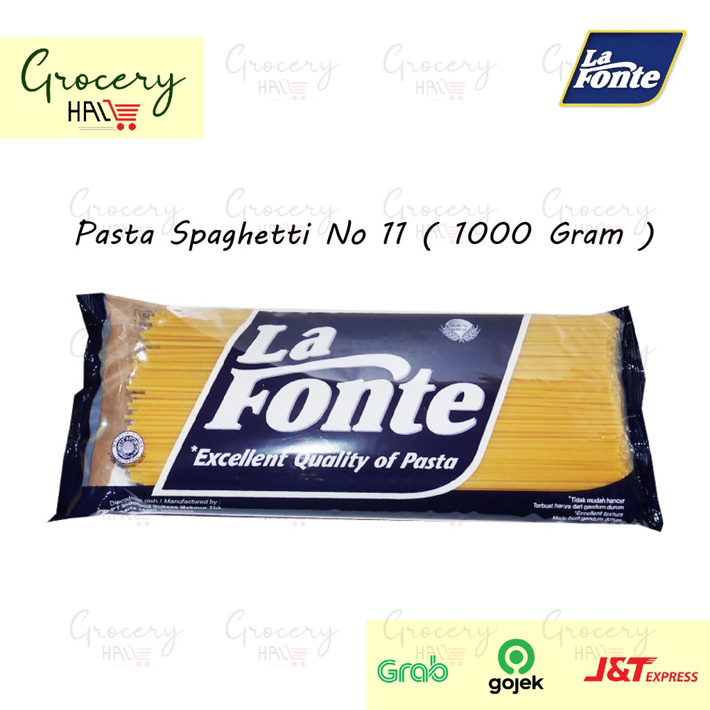 Jual LA FONTE SPAGHETTI NO 11 ( 1000 GRAM ) - SPAGHETI - SPAGETTI ...