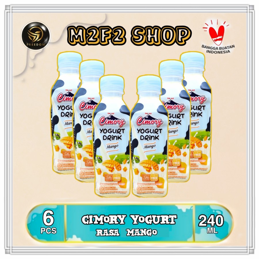 Jual Yogurt Cimory Drink Rasa Mangga | Mango Botol Pet - 240 ml (Kemasan 6 Pcs) | Shopee Indonesia