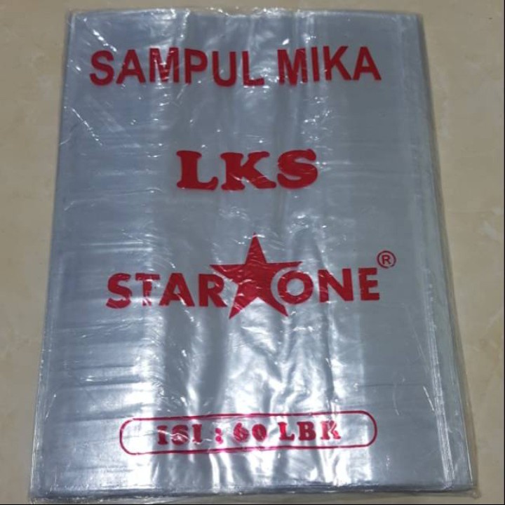 Jual microstar lks 60 lembar sampul plastik mika tebal buku tulis opp bening per pak - enc.sup ...
