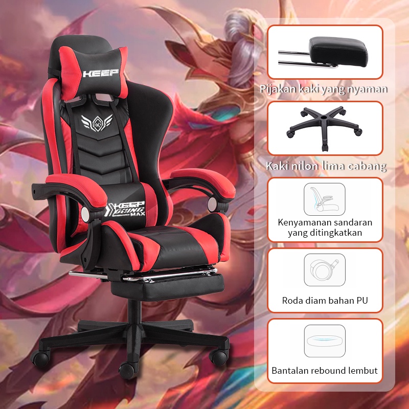Jual Keep Going Max- Kursi Gaming/ Gaming Chair / Kursi Santai Kursi Gamers / Kursi Gamer ...