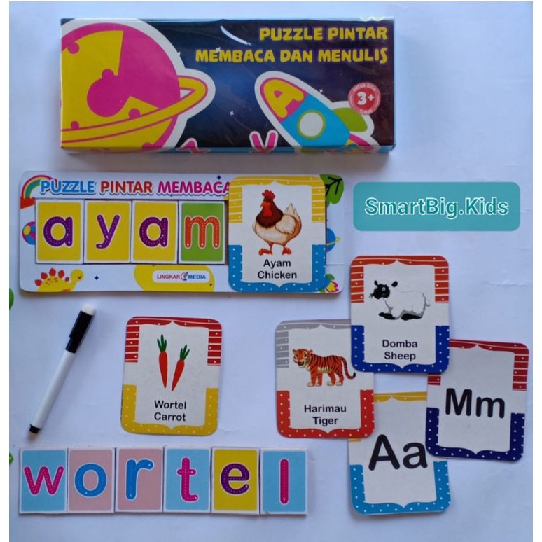 Jual Puzzle Pintar Membaca dan Menulis | Shopee Indonesia
