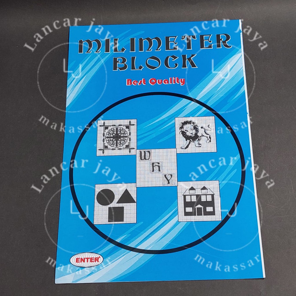 Jual Buku Milimeter Block Enter Folio | Shopee Indonesia