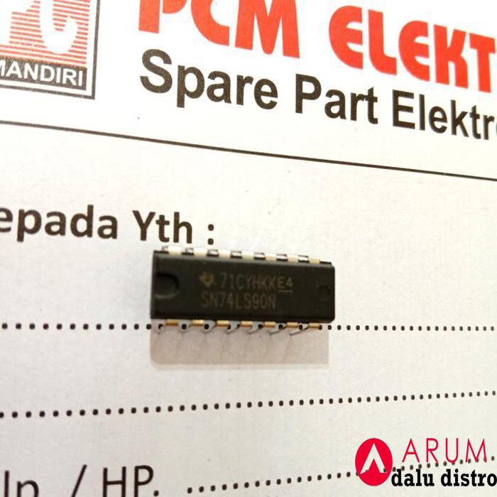 Jual Ic Decade Counter 74 90 7490 74Hc90 74Ls90 Sn7490 Pcmelebik54 ...