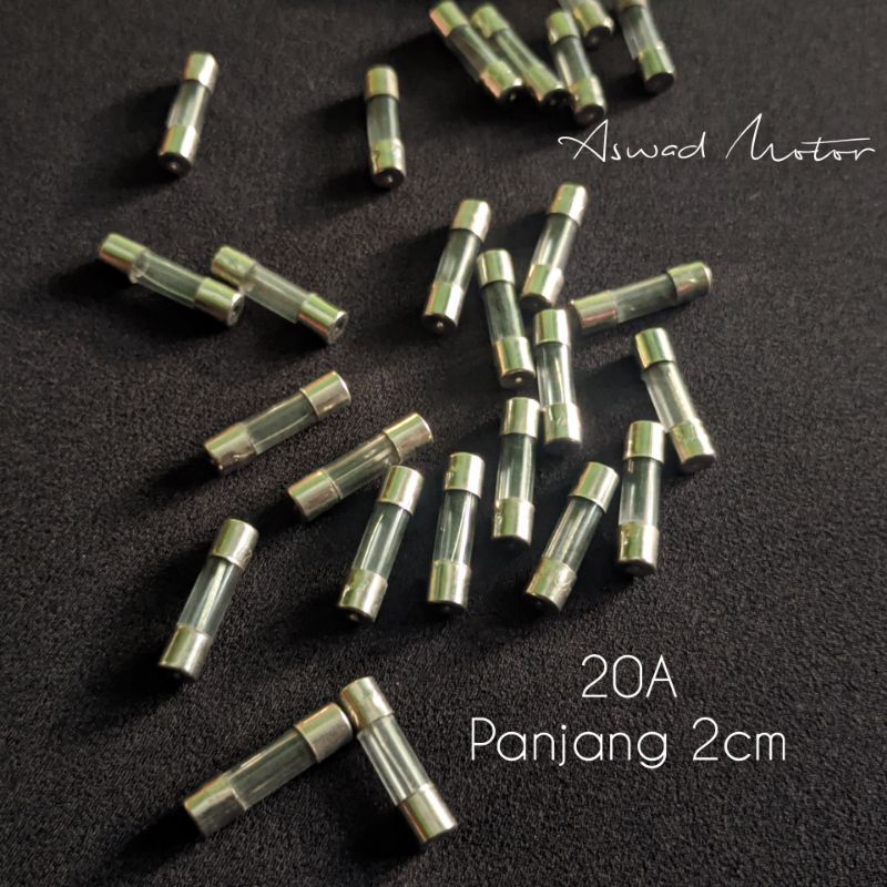 Jual Sikring Tabung 5A 10A 15A 20A / Sikring Kaca Tabung 5, 10, 15, 20 ...