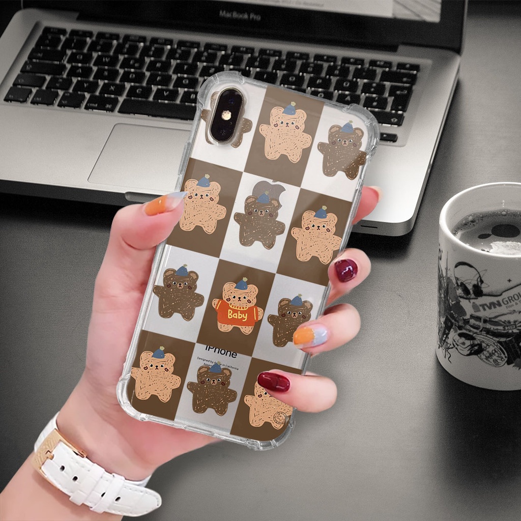 Jual DISIMURAH Fashion Case BEAR V3 silicon case/casing handphone/case ...