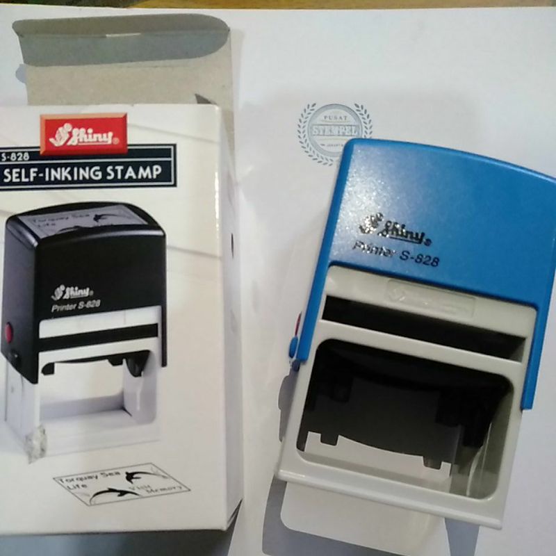 Jual Stempel Shiny S828 +Costum Tulisan/Design | Shopee Indonesia