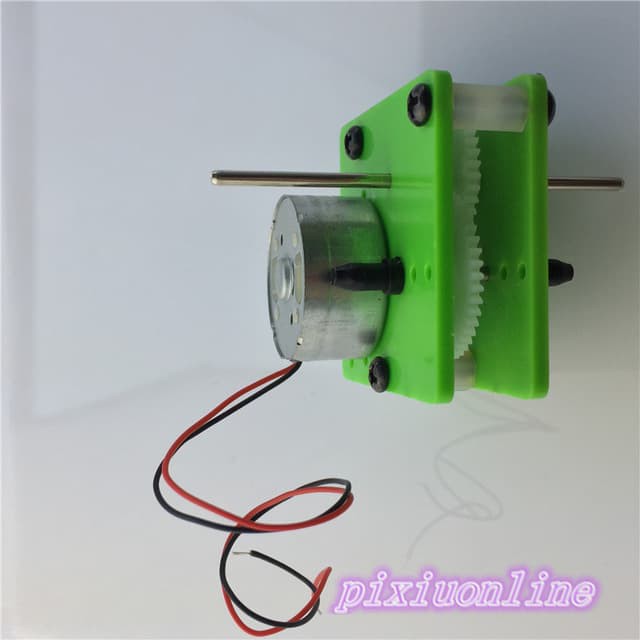 Jual DC 5V Motor 300 single shaft gearbox solar motor reducer DIY ...