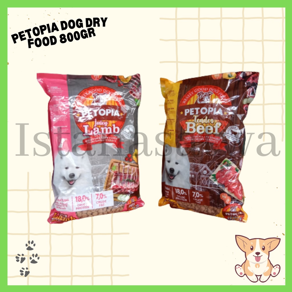 Jual Petopia Dry Dog Food 800gr - Makanan Kering Anjing | Shopee Indonesia