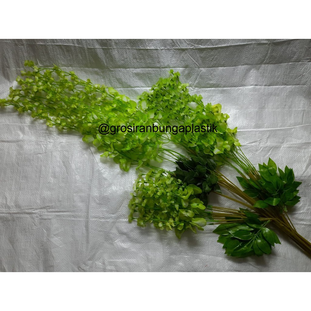Jual Daun Artificial/Daun Hias/Daun Plastik/Daun Dekorasi/Daun Wisteria ...