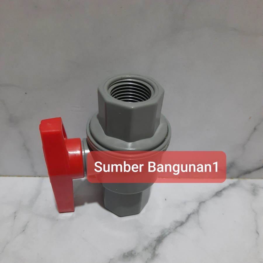 Jual Stop kran 3/4" drat dalam keran pipa pralon 3/4 inch sambungan KDJ ...