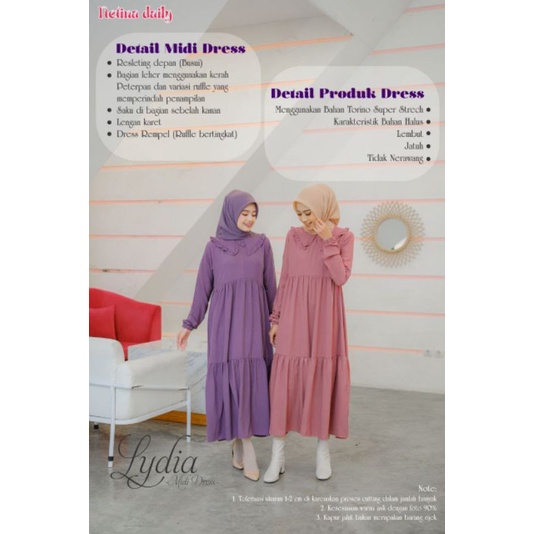 Jual lydia midi | Shopee Indonesia