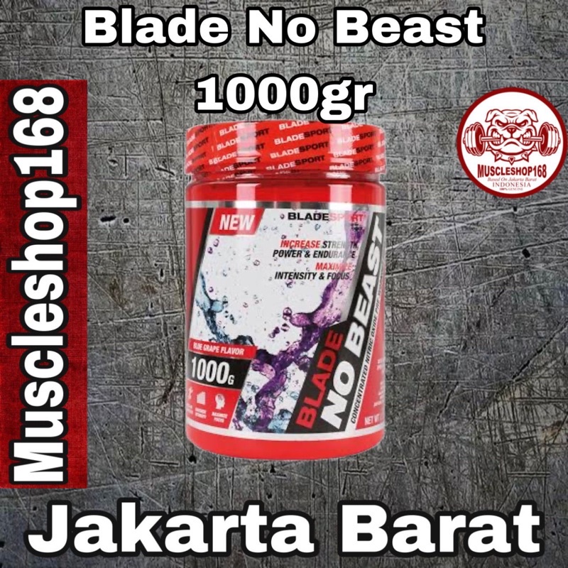 Jual Blade No Beast Pre Workout Preworkout 1000 gr 1 Kg Bukan The Curse ...