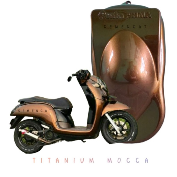 Jual Cat Titanium Mocca / cat titanium / cat mocca / cat moca / cat ...