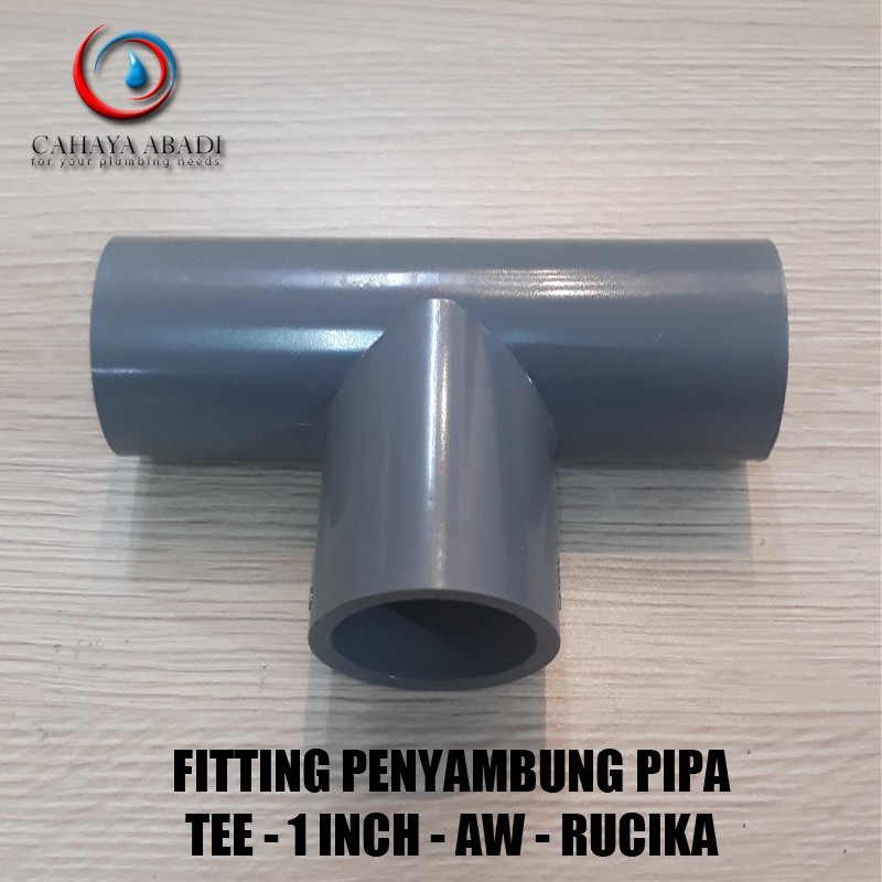 Jual GROSIR - FITTING PIPA - TEE - 1 INCH - AW - RUCIKA | Shopee Indonesia