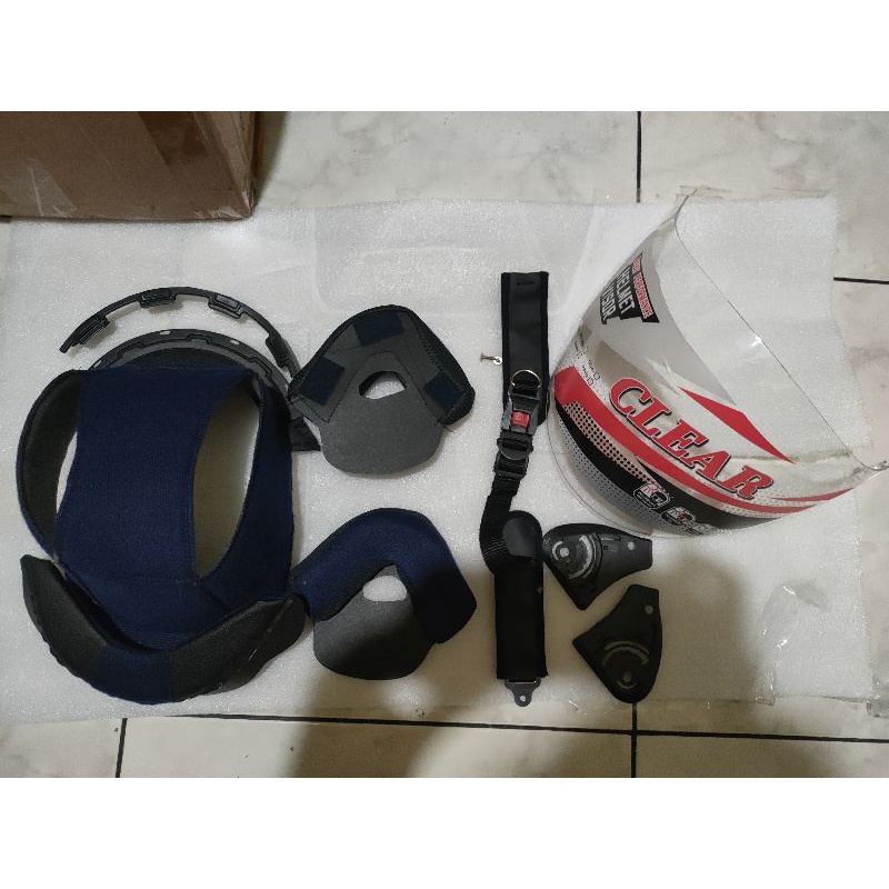 Jual BUSA HELM INK CENTRO FULLSET + KACA CENTRO + RACHET DUDUKAN KACA ...