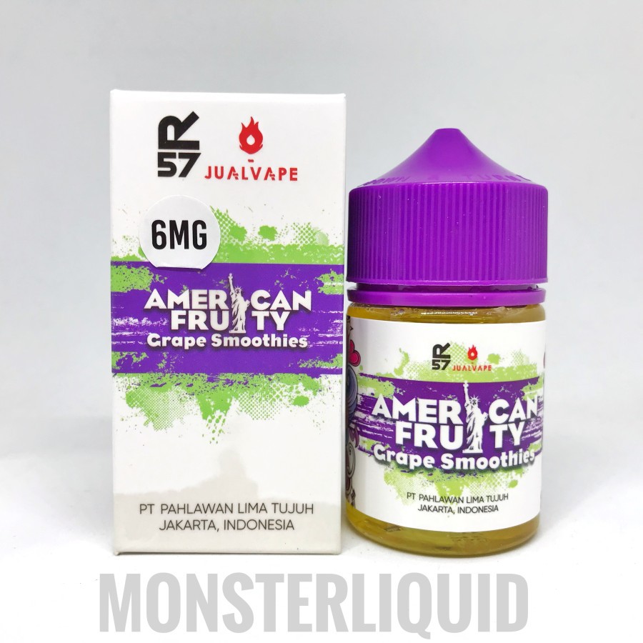 Jual AMERICAN FRUITY GRAPE SMOOTHIES 6MG 60ML | Shopee Indonesia