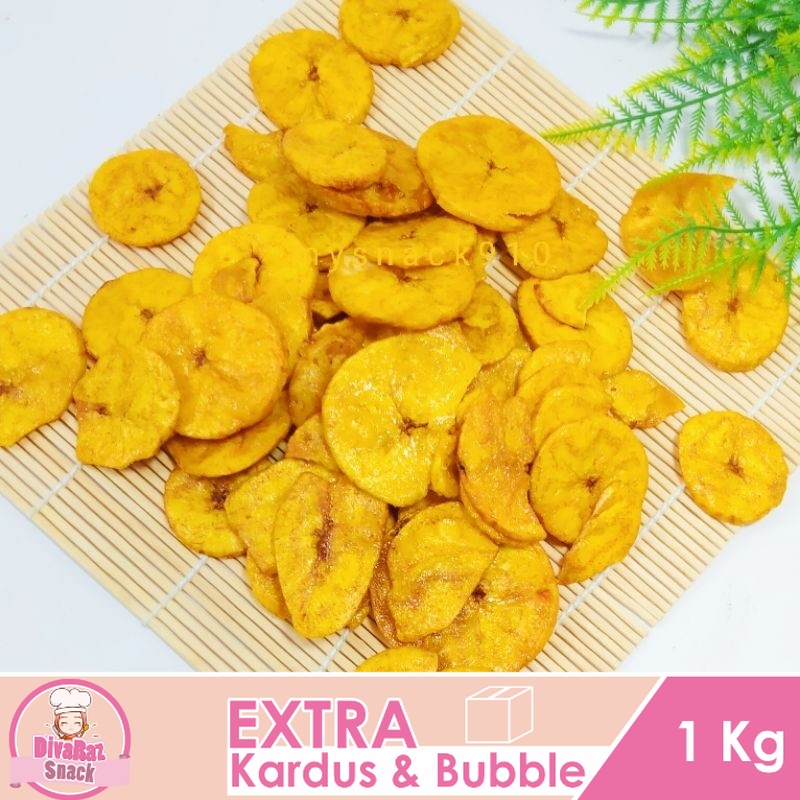 Jual [1Kg] Keripik Pisang Manis / Kripik Pisang Koin Original - Divaraz ...