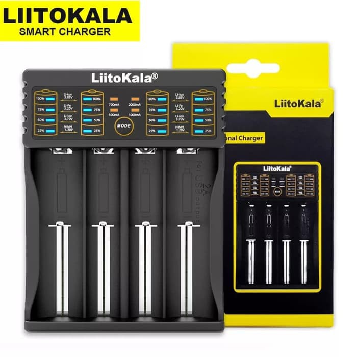 Jual Carger Batre Lion Litokala Liitokala Lii-402 Charger Baterai 18650 ...