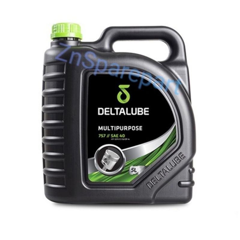 Jual Oli Deltalube Multipurpose 757 Sae 40 Galon 5 Liter ORIGINAL ...