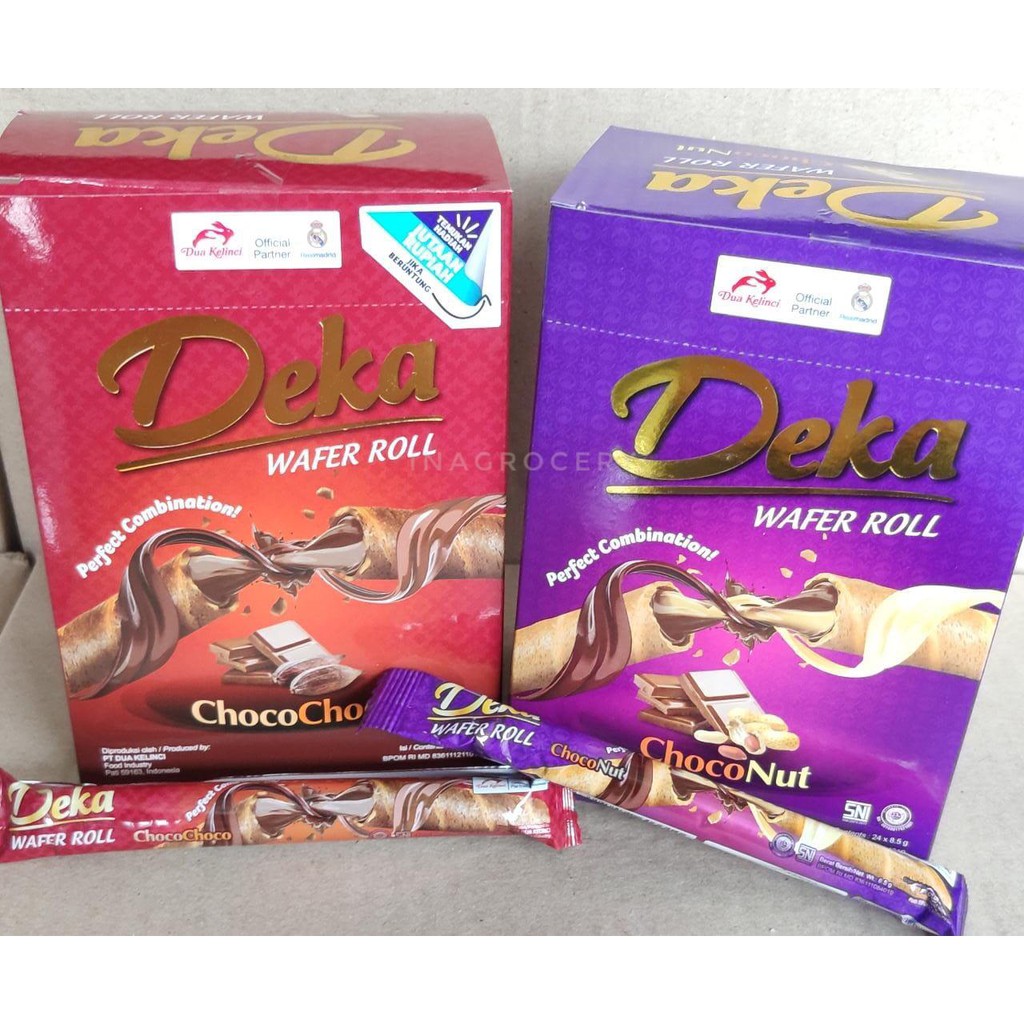 Jual DEKA WAFER ROLL (2 VARIANT) 24pcs x 8,5gr | Shopee Indonesia