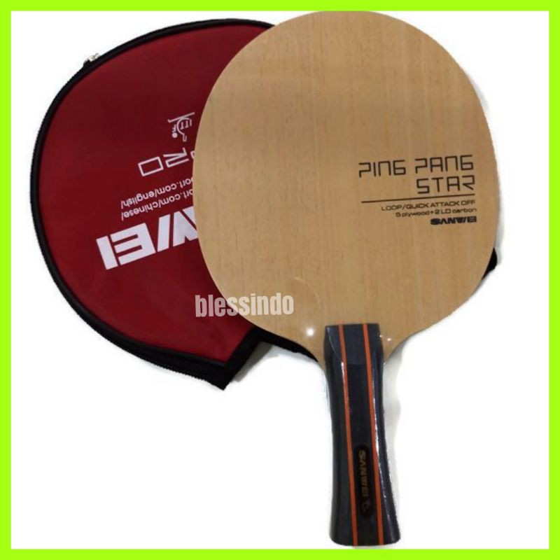 Jual Kayu Bet Sanwei Ping Pang Star 100%ORIGINAL | Shopee Indonesia