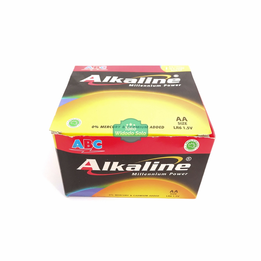 Jual Batu Baterai AA ABC Alkaline Millennium Power - 1 Box Isi 48 Buah ...