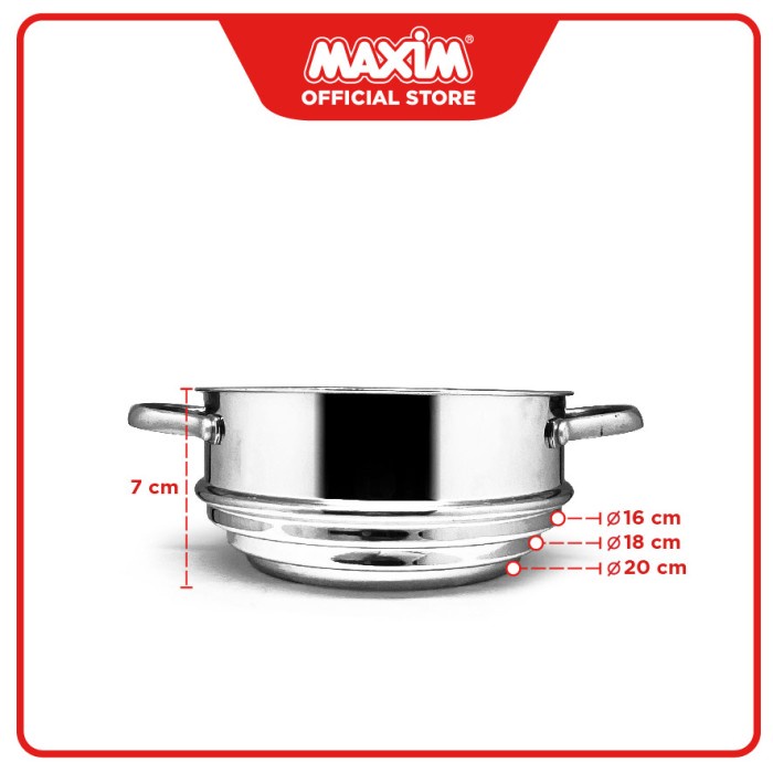 Jual Maxim Chef Select - Universal Steamer Kukusan Stainless Steel _Art ...