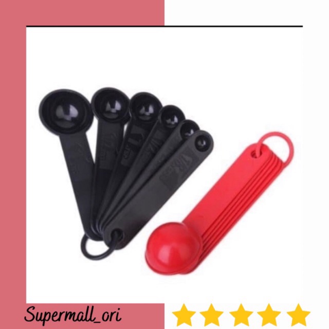 Jual Sendok Takar / Sendok Takaran / Measuring Spoon (1 SET 5 SENDOK ...